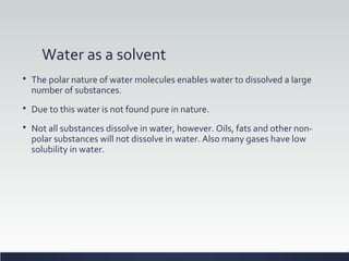 Water - The Life Giving Liquid | PPT