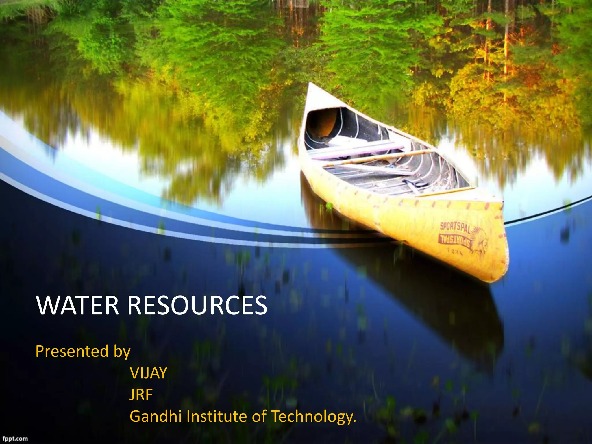 Water resources | PPT