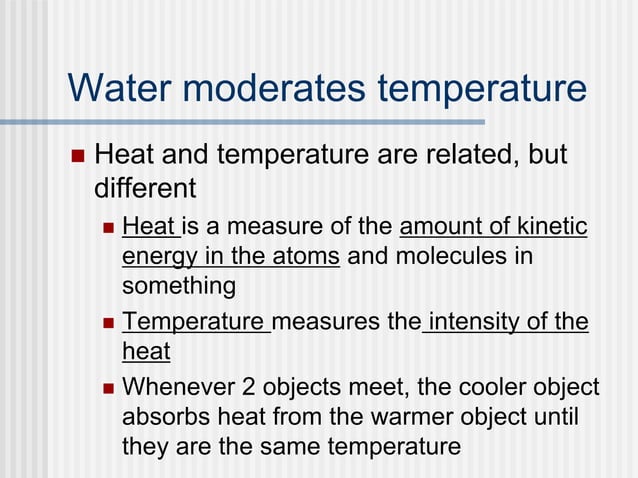 AP Biology Properties of Water | PPTX