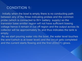 Water Level Indicator(Presentation) | PPTX