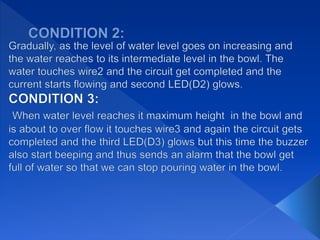 Water Level Indicator(Presentation) | PPTX