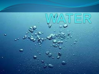 Water. The hydrosphere | PPT