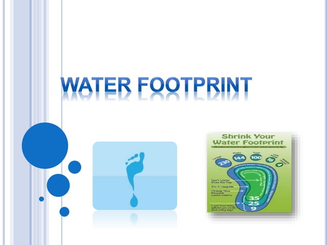 Water footprint | PPT