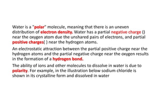 Water | PPTX | Chemistry | Science