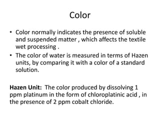 Water hardness and treatment | PPTX | Chemistry | Science