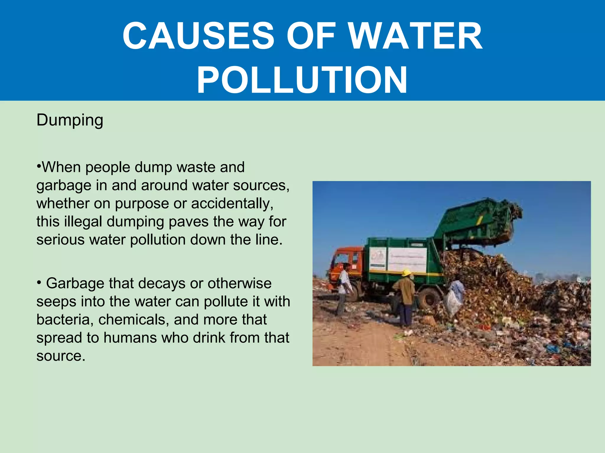 Water pollution in pakistan | PPT