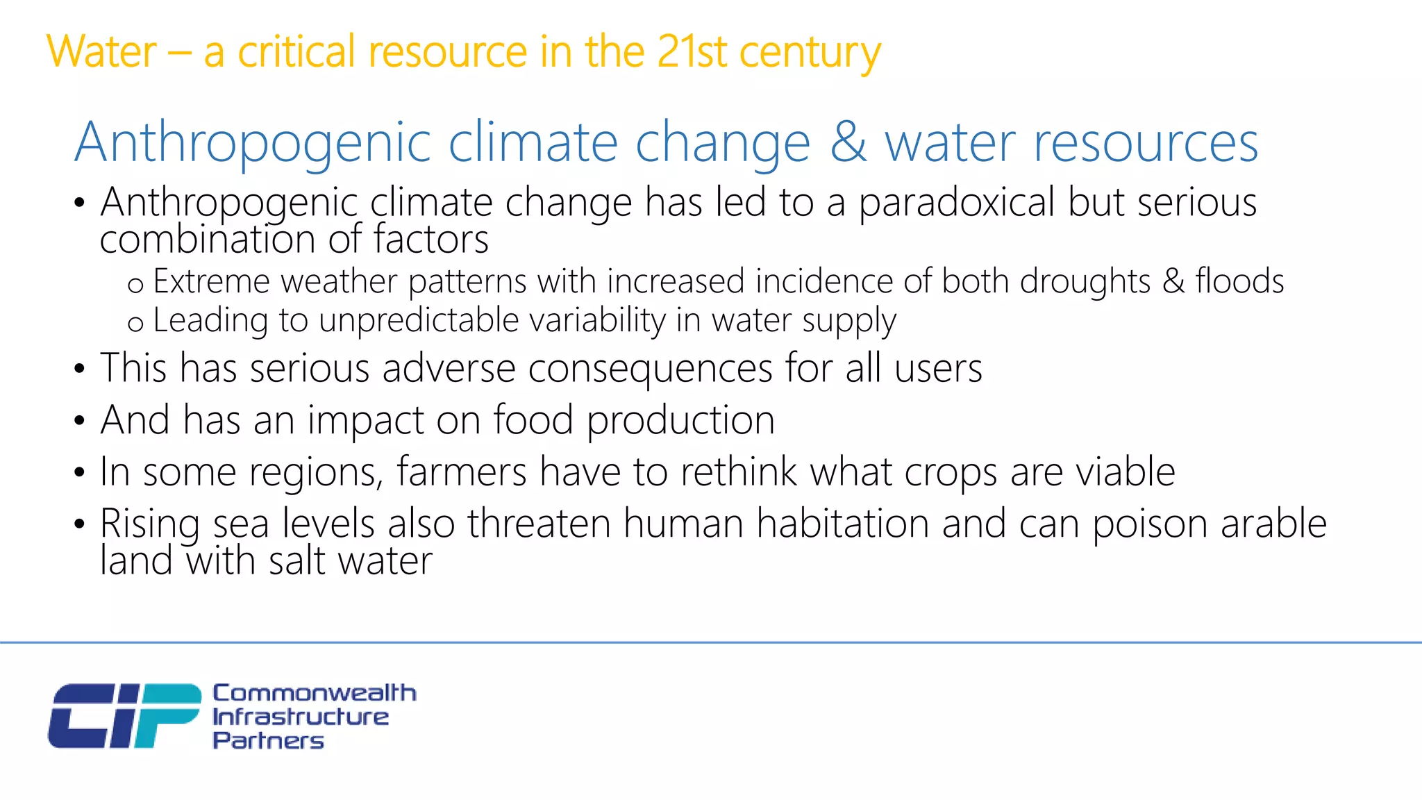 Water - A Critical Resource | PPTX