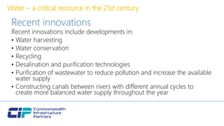 Water - A Critical Resource | PPTX