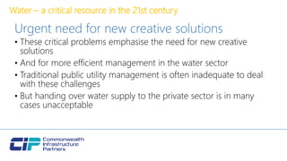 Water - A Critical Resource | PPTX
