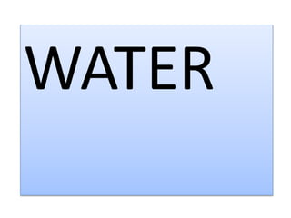 Water | PPTX