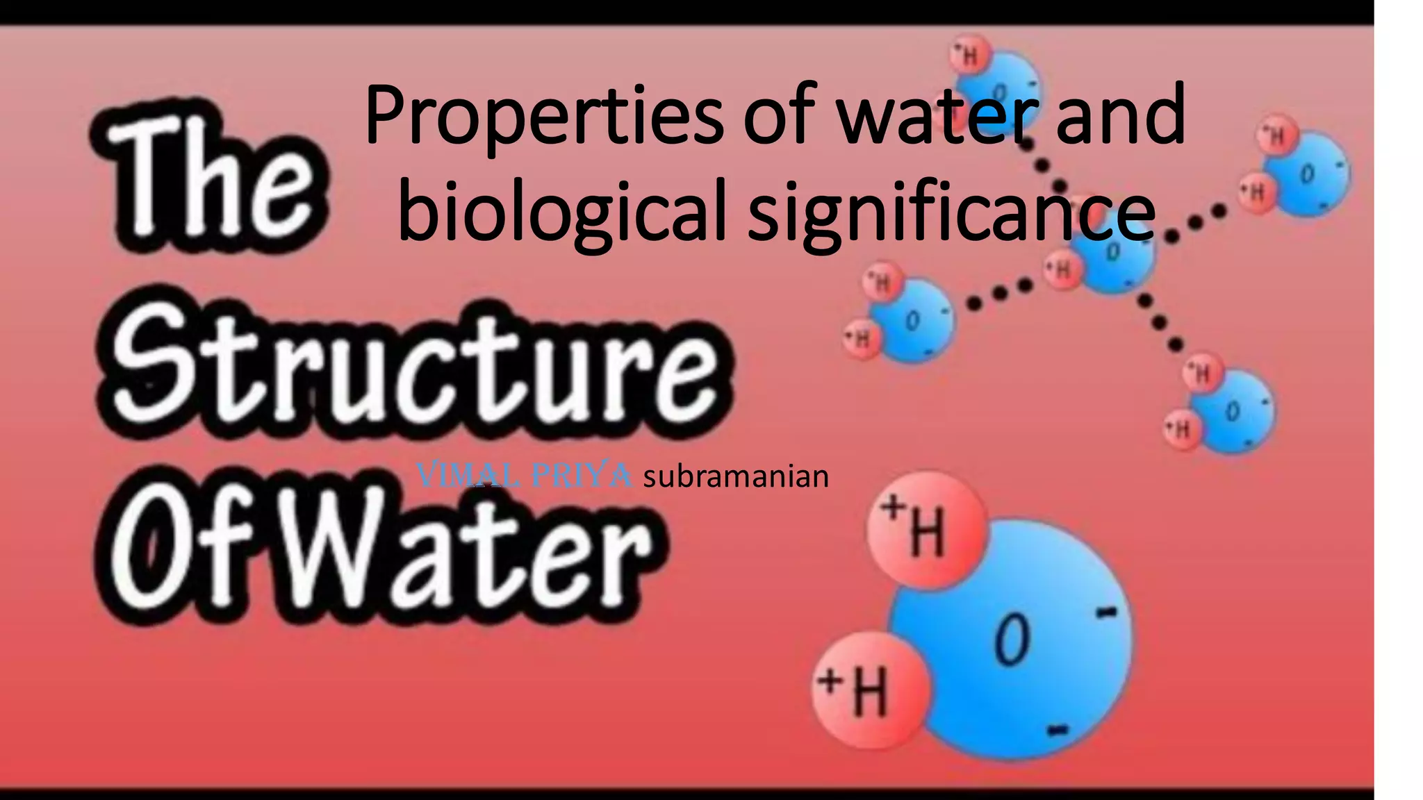the structure of Water | PDF
