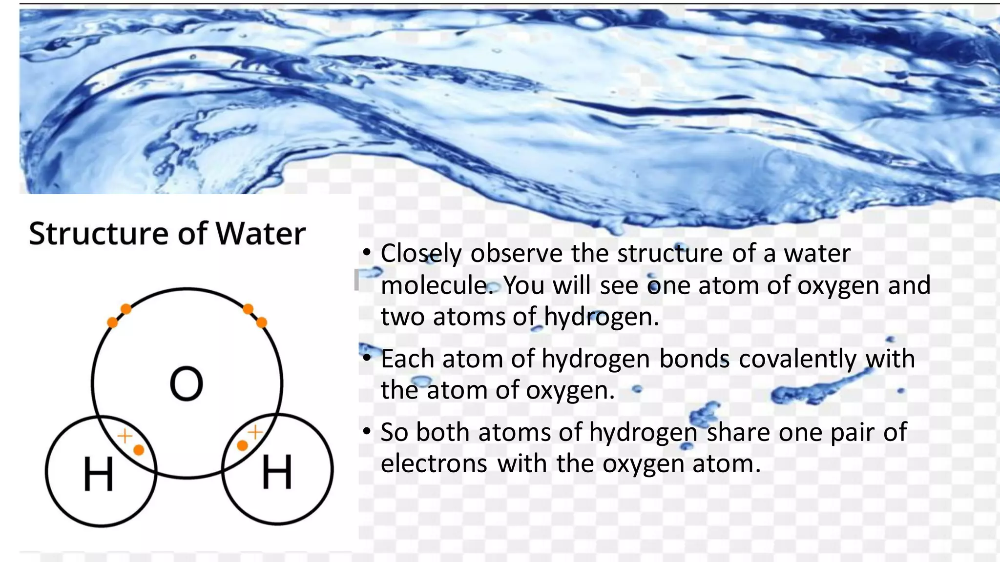 the structure of Water | PDF