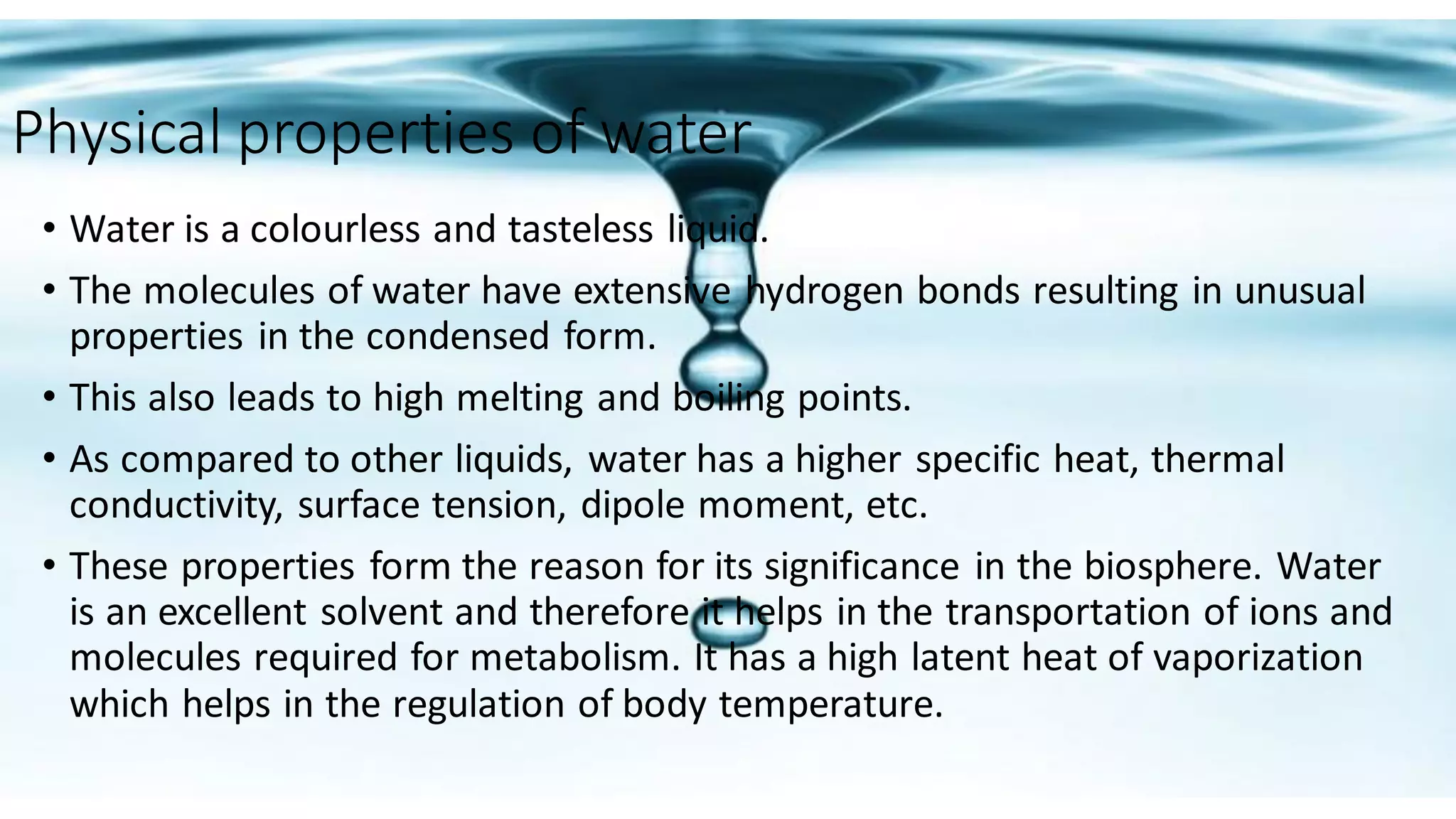 the structure of Water | PDF