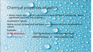 the structure of Water | PDF