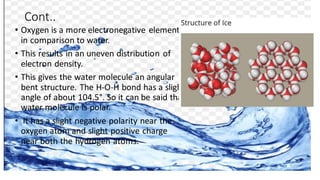 the structure of Water | PDF