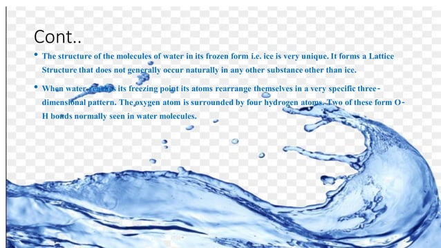 the structure of Water | PDF