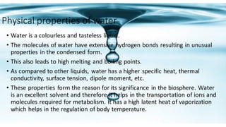 the structure of Water | PDF