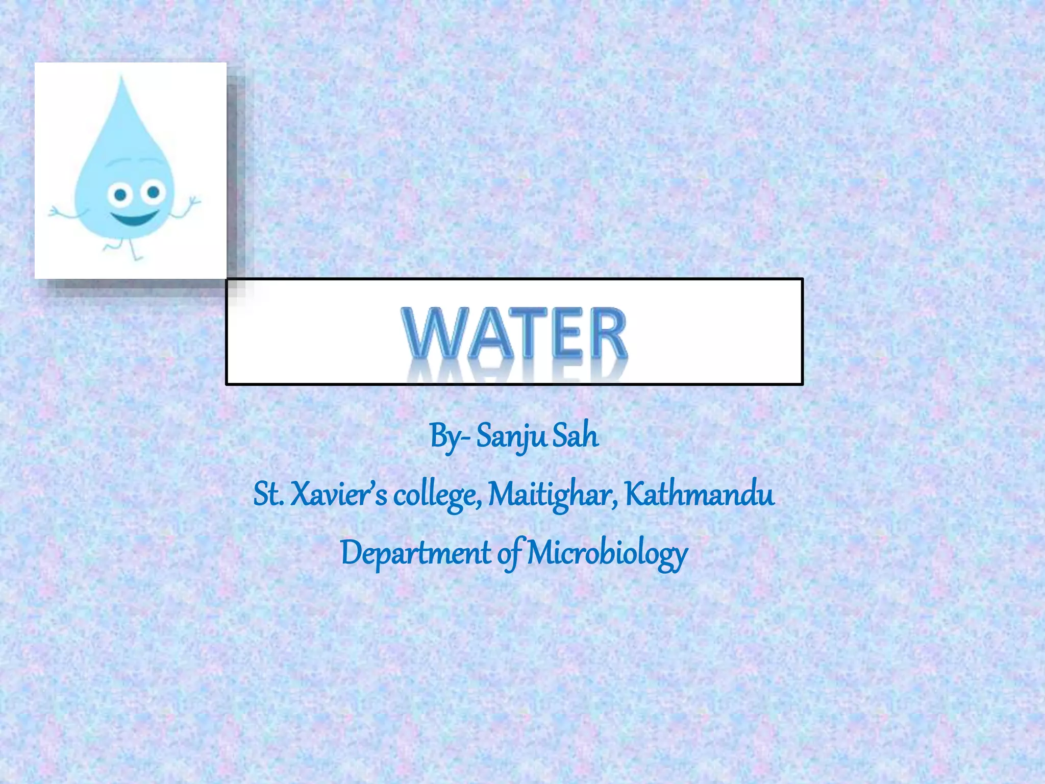 Water | PPT