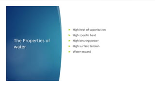 WATER.pptx | Chemistry | Science