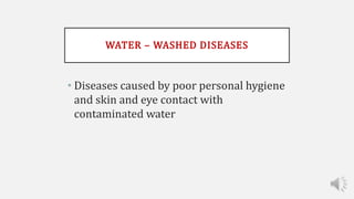 water related diseases | PPTX