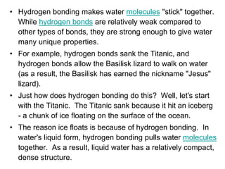 Water.ppt | Chemistry | Science