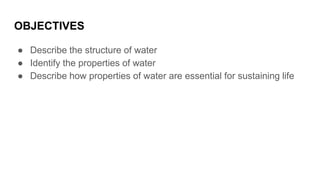 water biochemical properties and functions.pptx