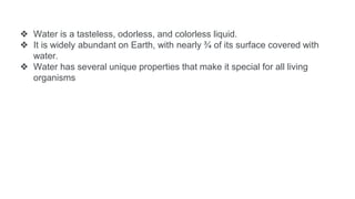 water biochemical properties and functions.pptx