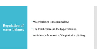 Water, it classification, importance and regulation | PPTX