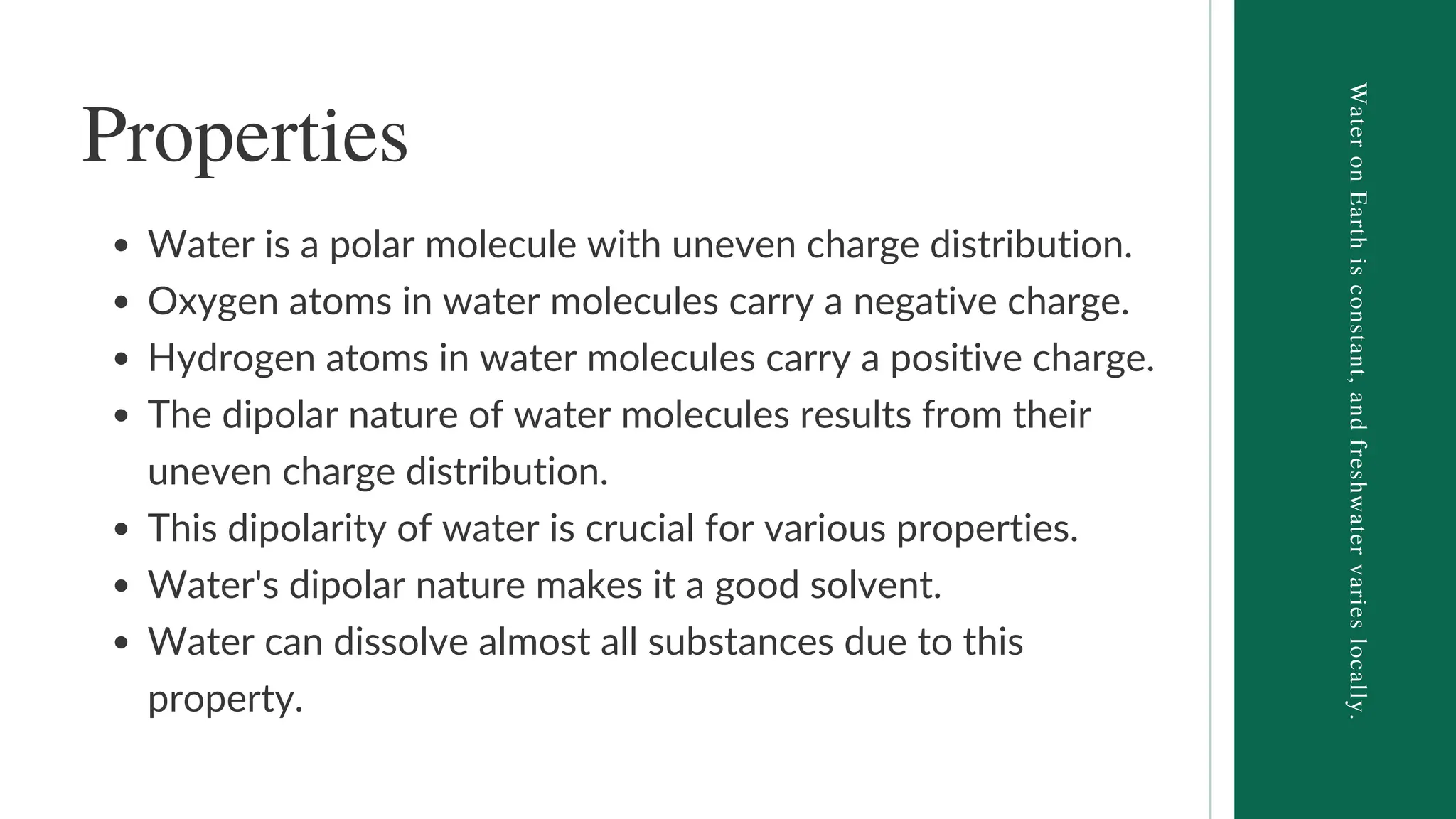 The Crucial Role of Water in Biological Systems and Environmental ...