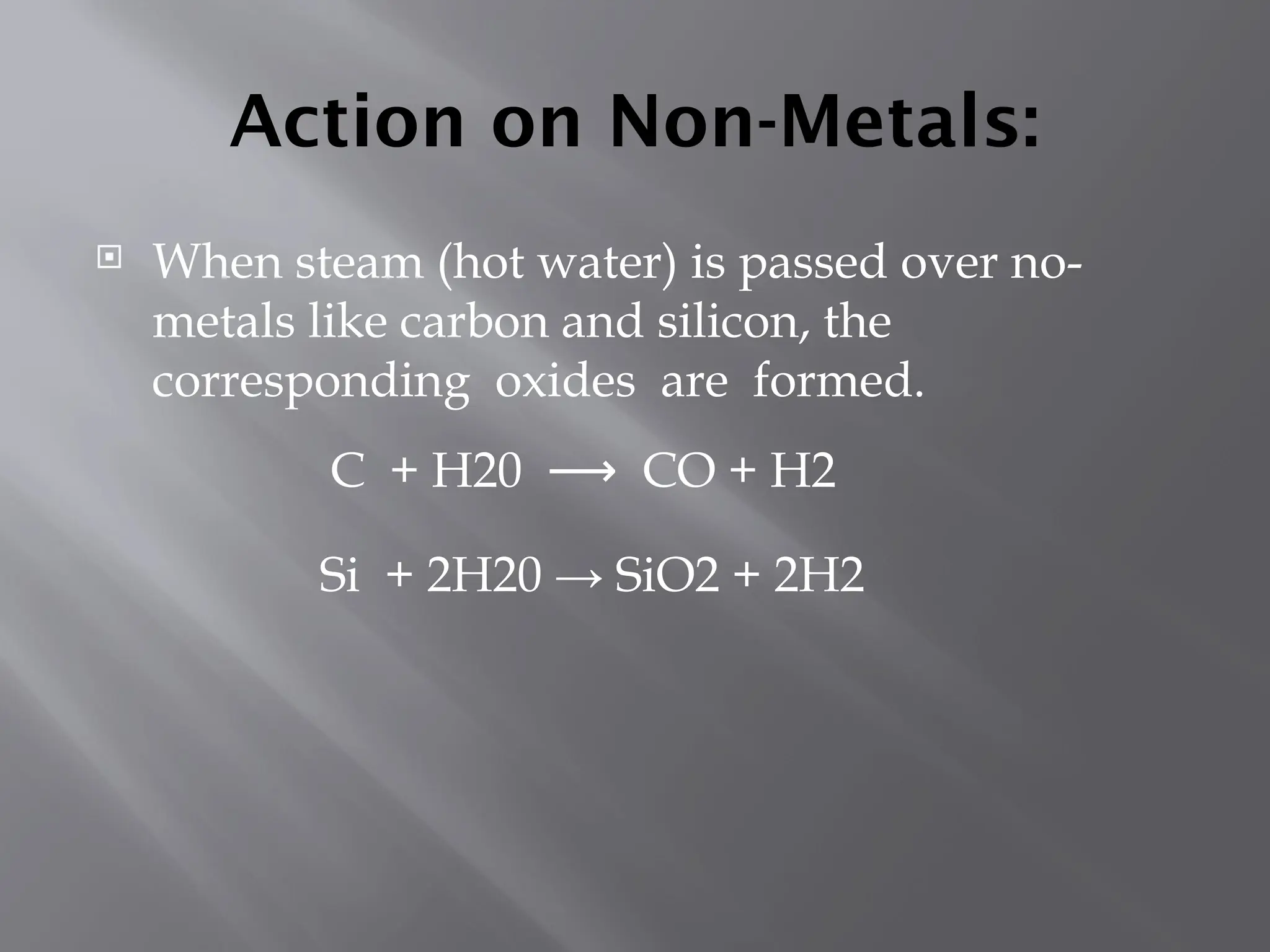 Water and its Reactions including water cycle.pptx