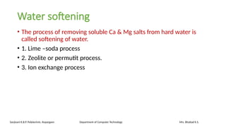 Water treatment and analysis ....ppt.... | PPTX