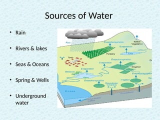 Water - its use, pollution, conservation | PPTX