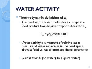 Water Quality use, function, water activity | PPT