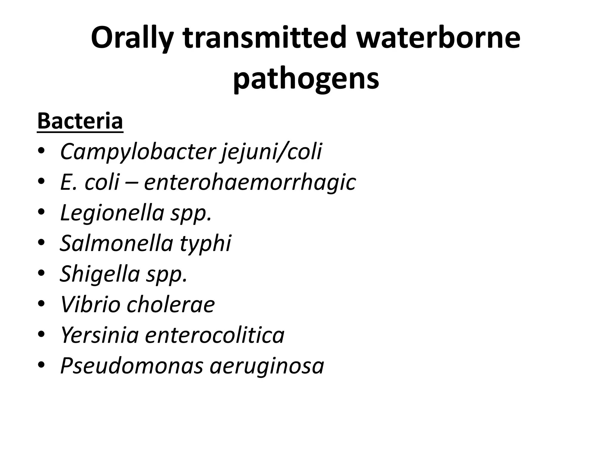 Water borne diseases | PPTX