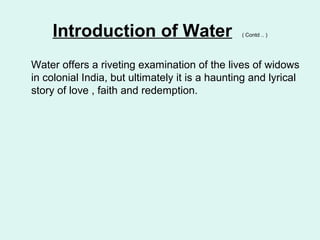 Water book Review | PPT