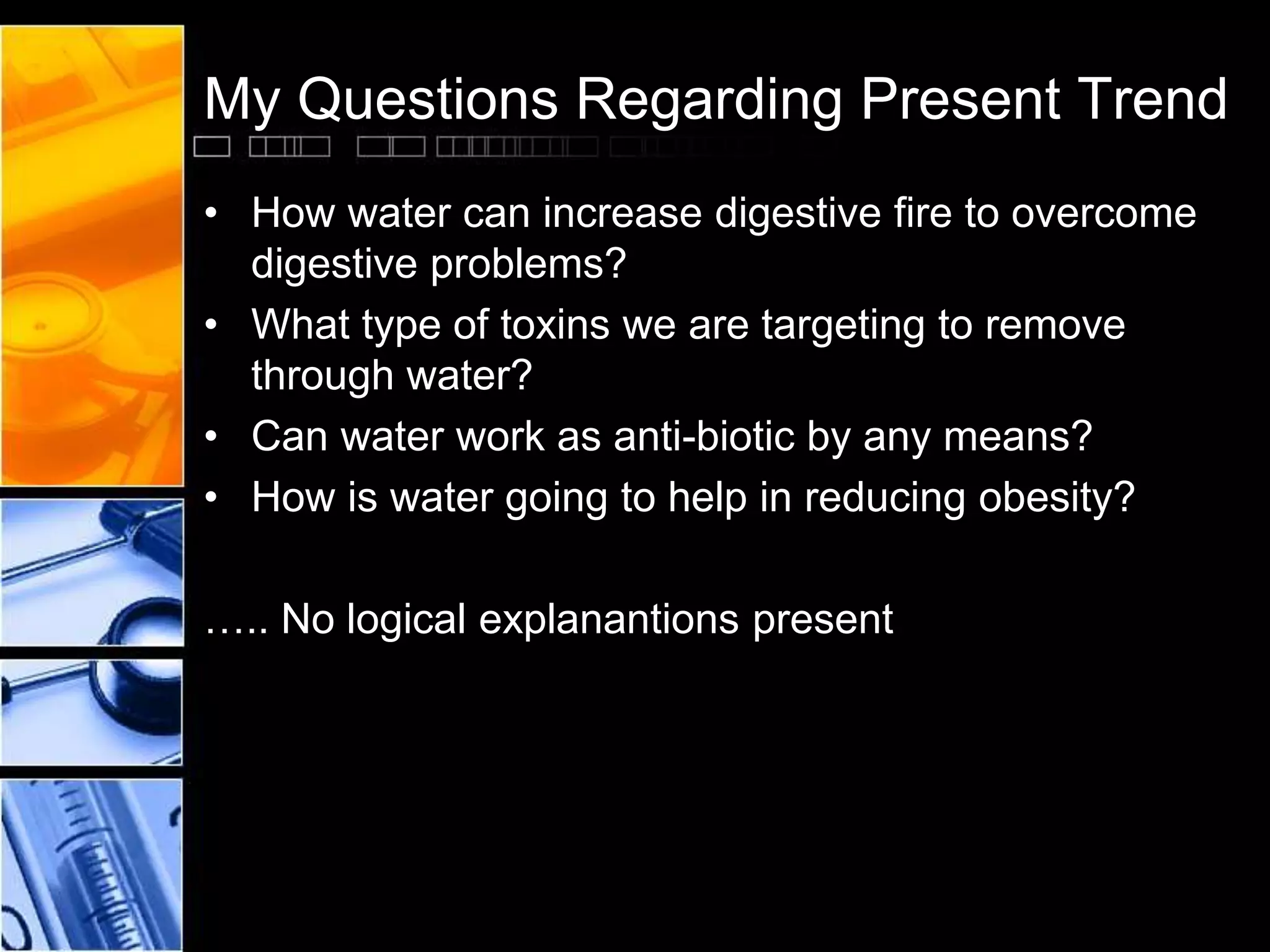 Water consumption | PPTX | Nutrition | Healthy Living