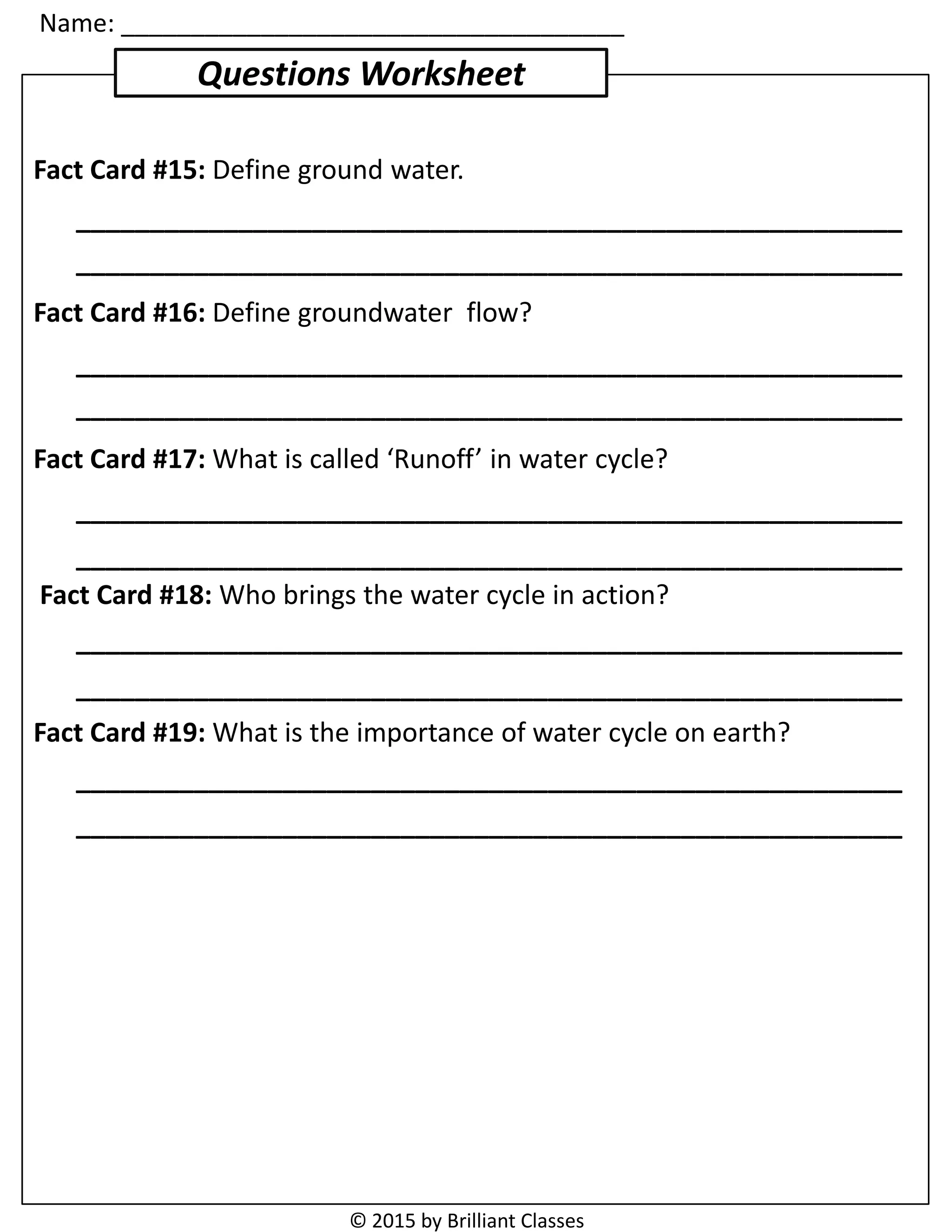 Water cycle-scavenger-hunt 1 | PDF