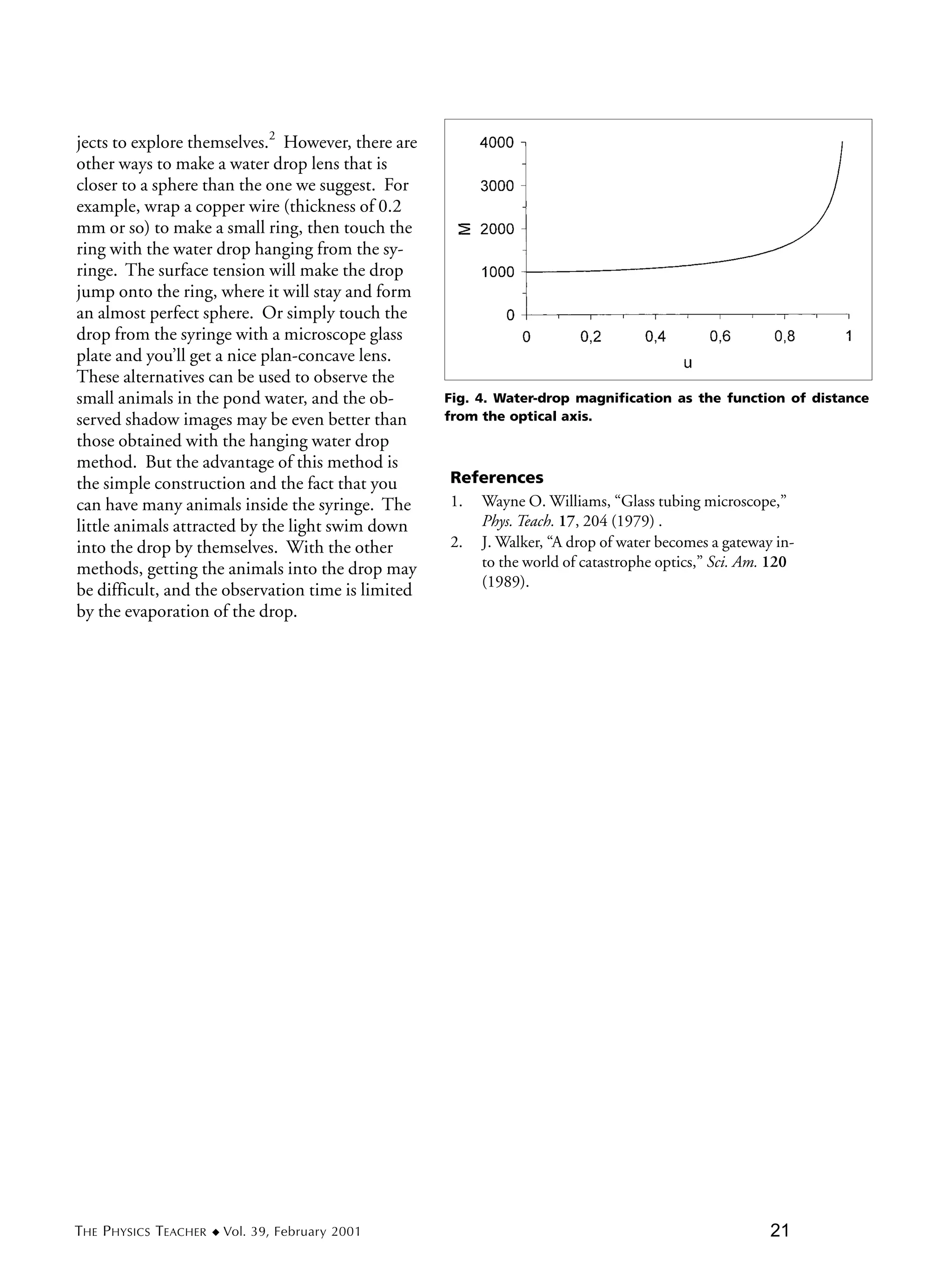 Water drop projector | PDF
