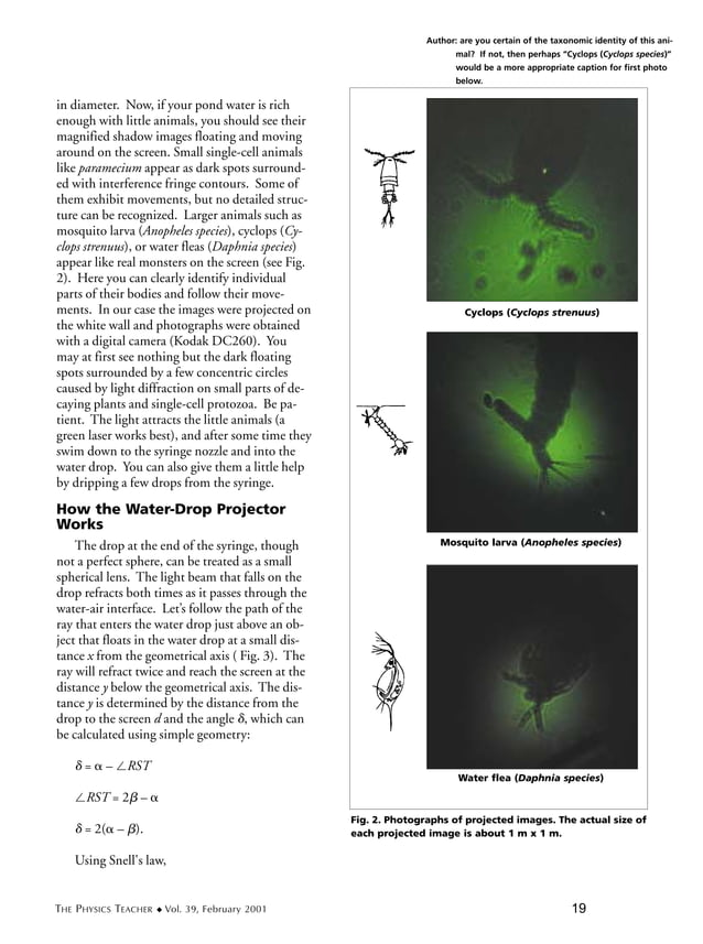 Water drop projector | PDF | Physics | Science