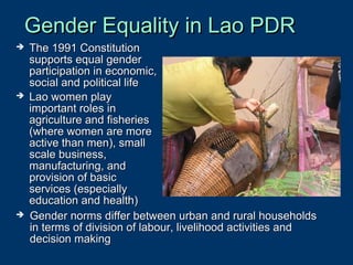 Water, Gender & Millenium Development Goals: Progress and Challenges in ...