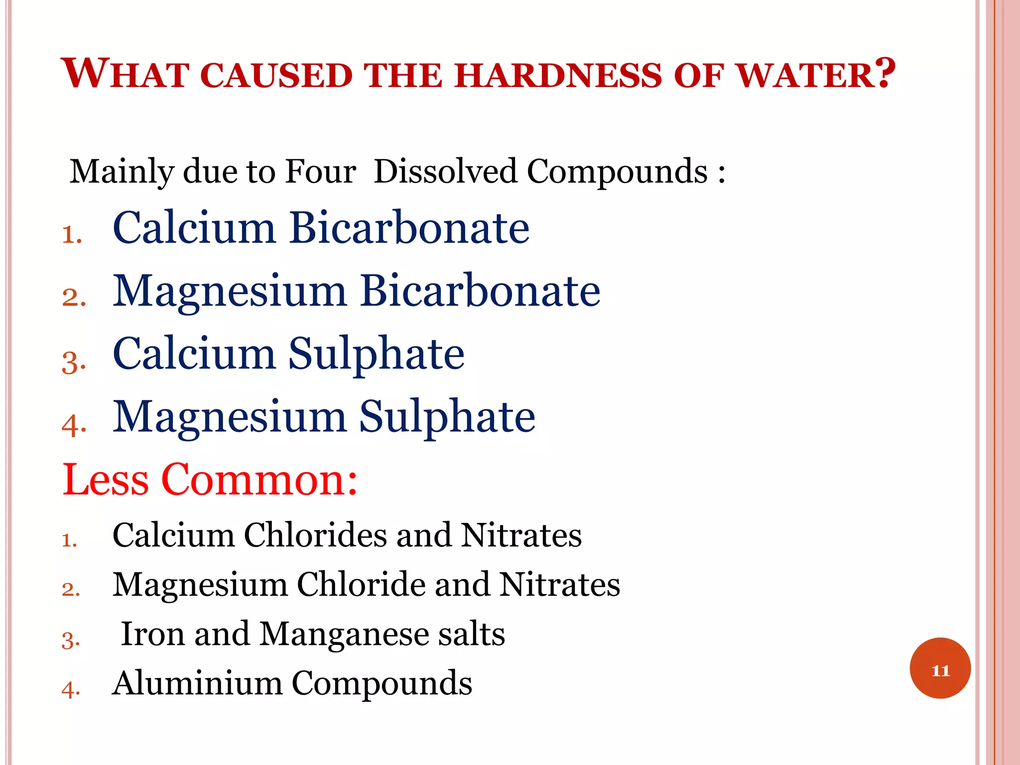 water hardness | PPTX