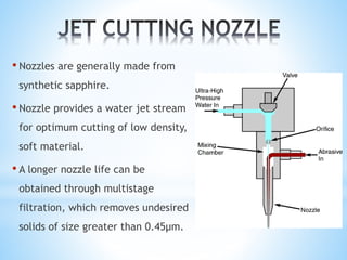 Water jet cutting | PPTX