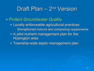 Water Management Plan Draft 2nd Version | PPT