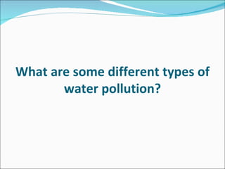 Water Pollution | PPT