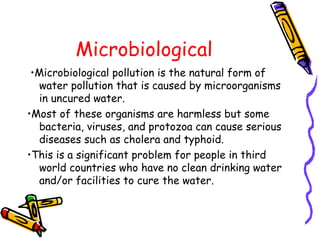 Water pollution | PPT