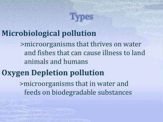 water-pollution in environmental geology | PPTX