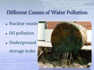 water-pollution in environmental geology | PPTX