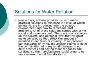 Water Pollutionfinaaaal | PPT