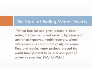 Water Poverty | PPT