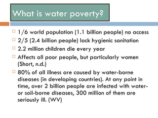 Water Poverty | PPT